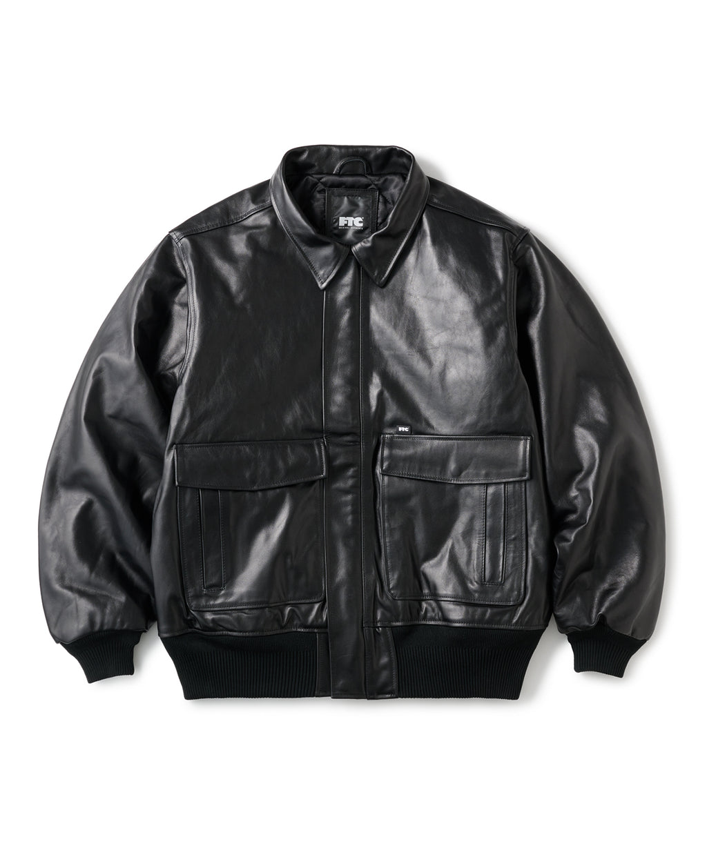 FTC LEATHER A–2 FLIGHT JACKET – FTC SKATEBOARDING