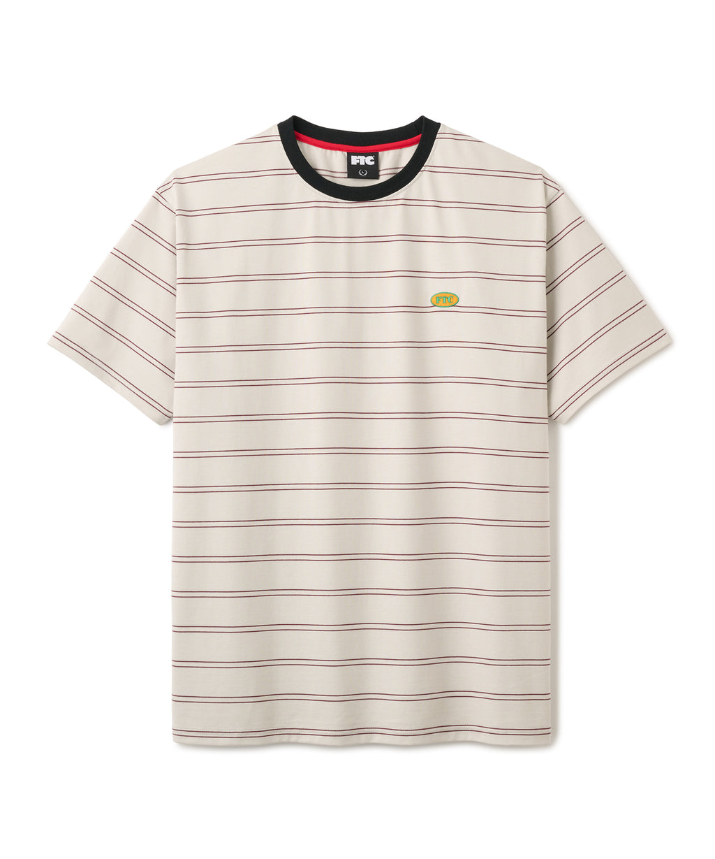 FTC OVAL LOGO STRIPE RINGER TEE – FTC SKATEBOARDING