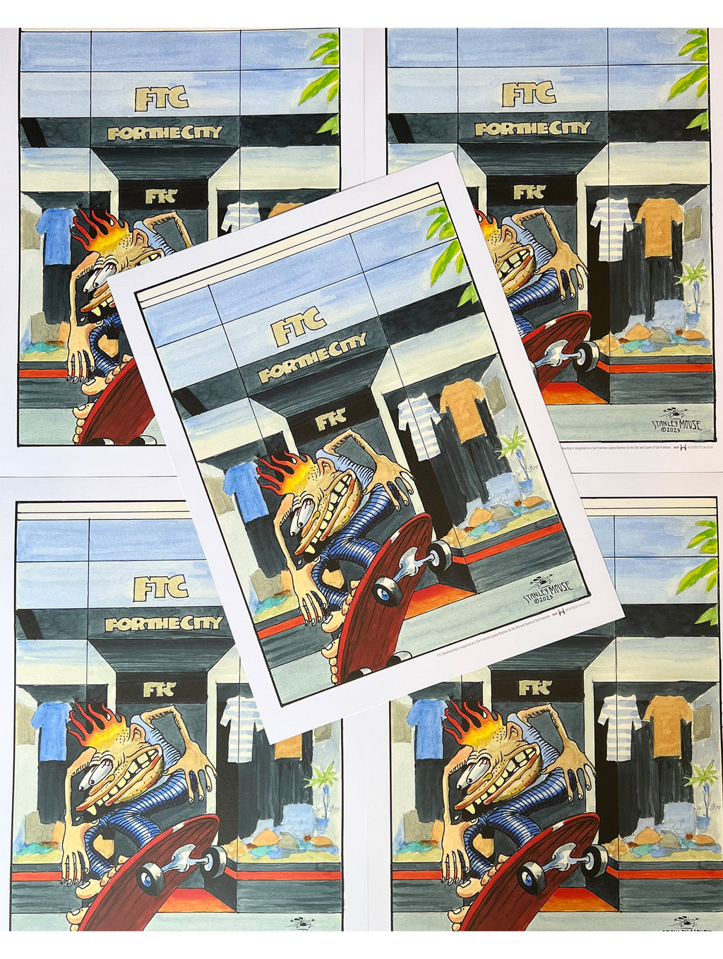 FTC PRINT BY STANLEY MOUSE – FTC SKATEBOARDING